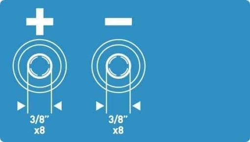 Exide EB558 12V 55Ah 620A/EN Startbatteri