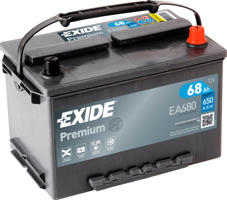 Exide Premium Carbon Boost EA680 Startbatteri