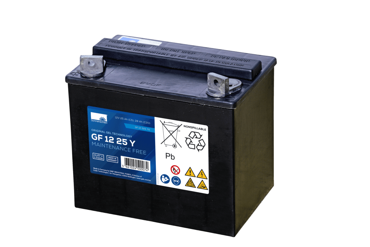 Sonnenschein GF1225Y Gele Traktionsbatteri 12V 25Ah/5h