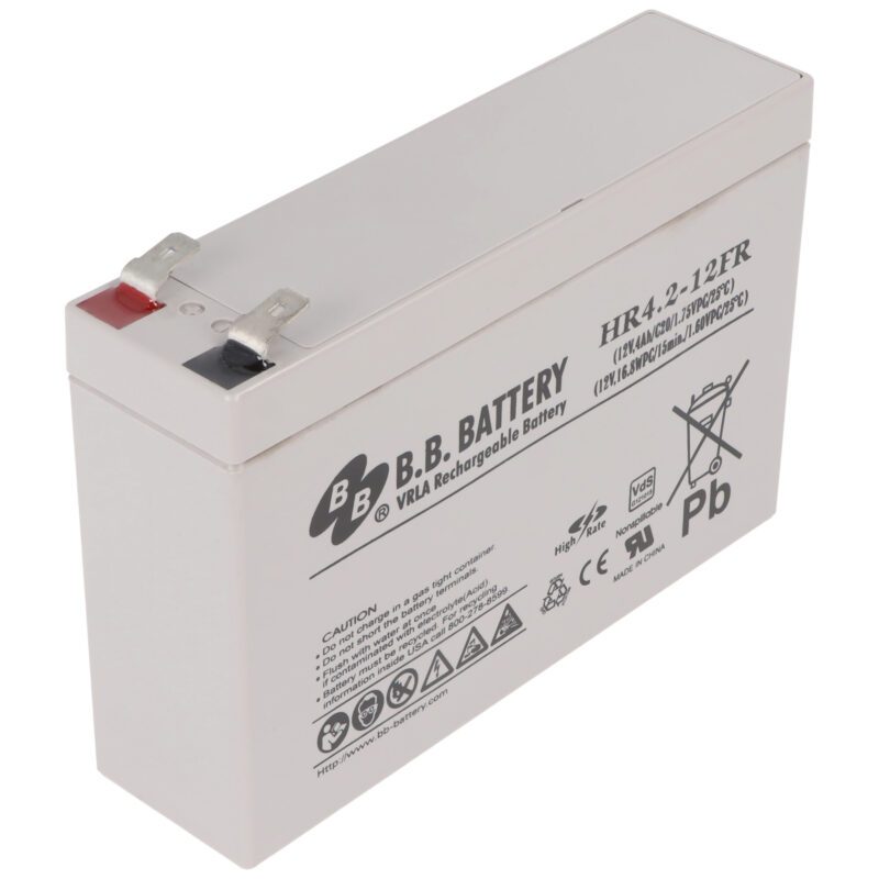 BB Battery HR4.2-12FR 12V 4Ah UPS-AGM → Købes her!