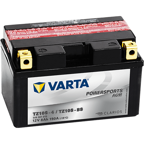 Varta TZ10S-4 MC-batteri 12V 8Ah 150A/EN - køb online her!